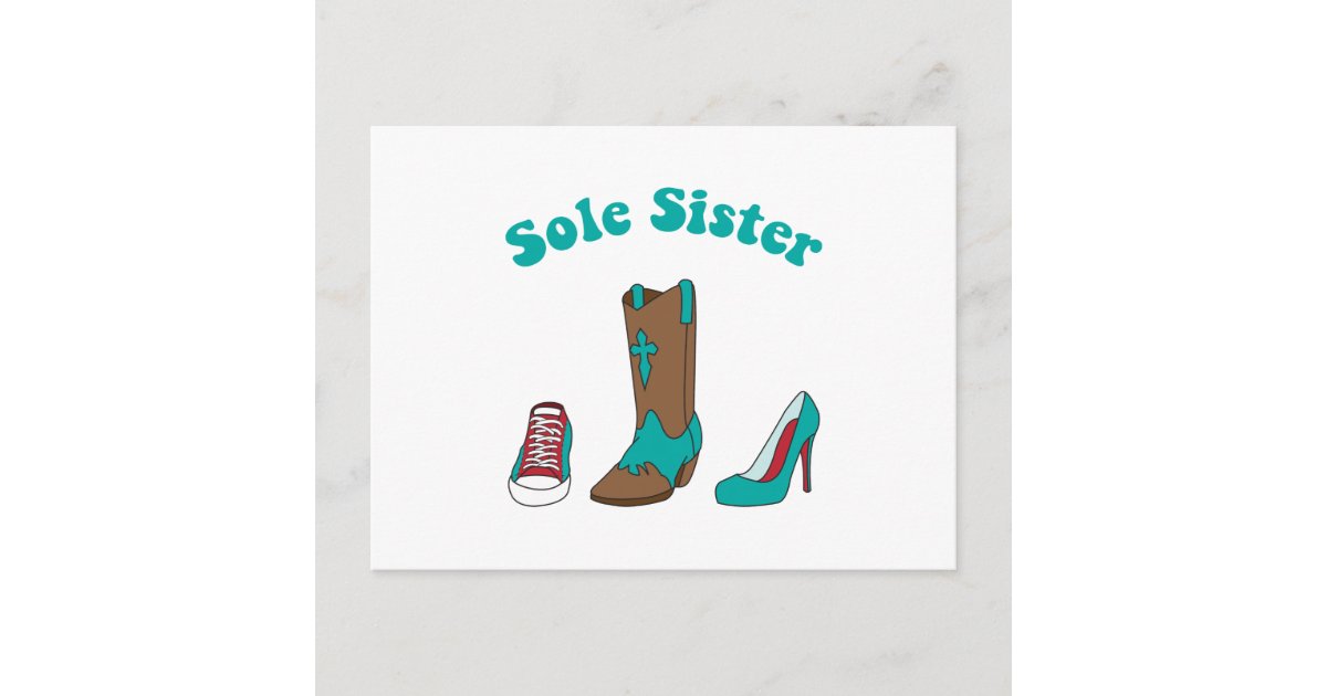 Sole Sister Postcard | Zazzle