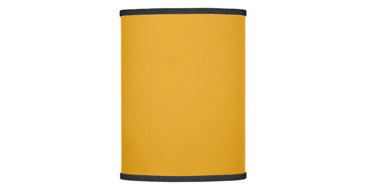 Solid amber dirty yellow lamp shade | Zazzle
