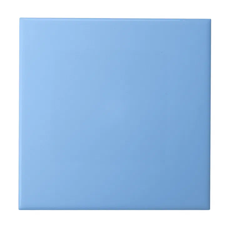 Solid Baby Blue Ceramic Tile | Zazzle