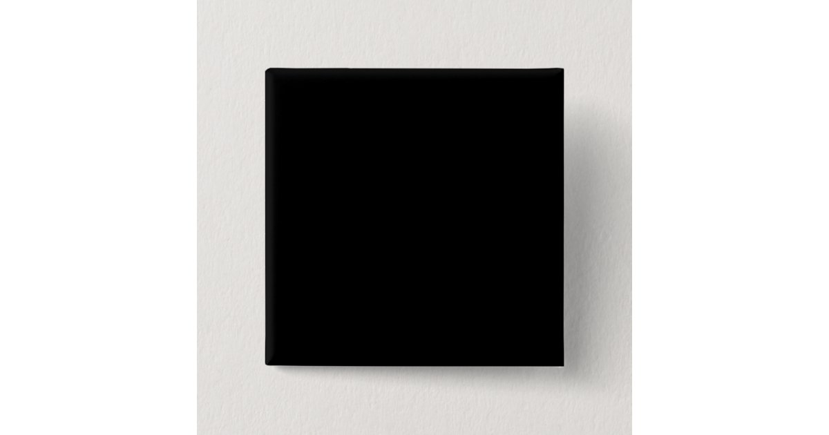 Solid Black Background Web Color 000000 Button | Zazzle