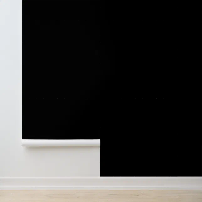 Solid Black WFH background screen backdrop Wallpaper | Zazzle