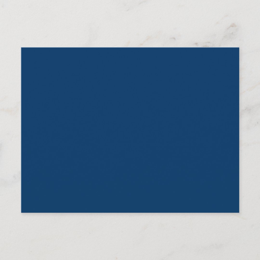 Solid Color 003366 Dark Blue Background Template Postcard | Zazzle