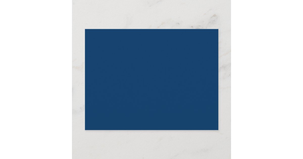 Solid Color 003366 Dark Blue Background Template Postcard | Zazzle