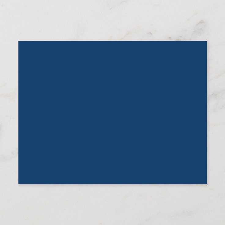 Solid Color 003366 Dark Blue Background Template Postcard | Zazzle