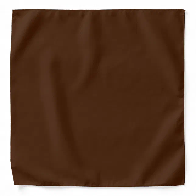solid color brown bandana | Zazzle