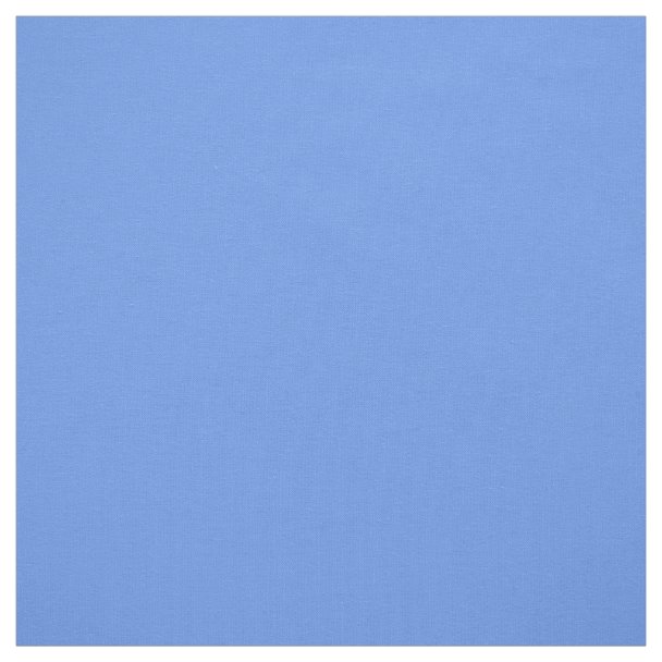 Cornflower Blue Solid Color Fabric | Zazzle