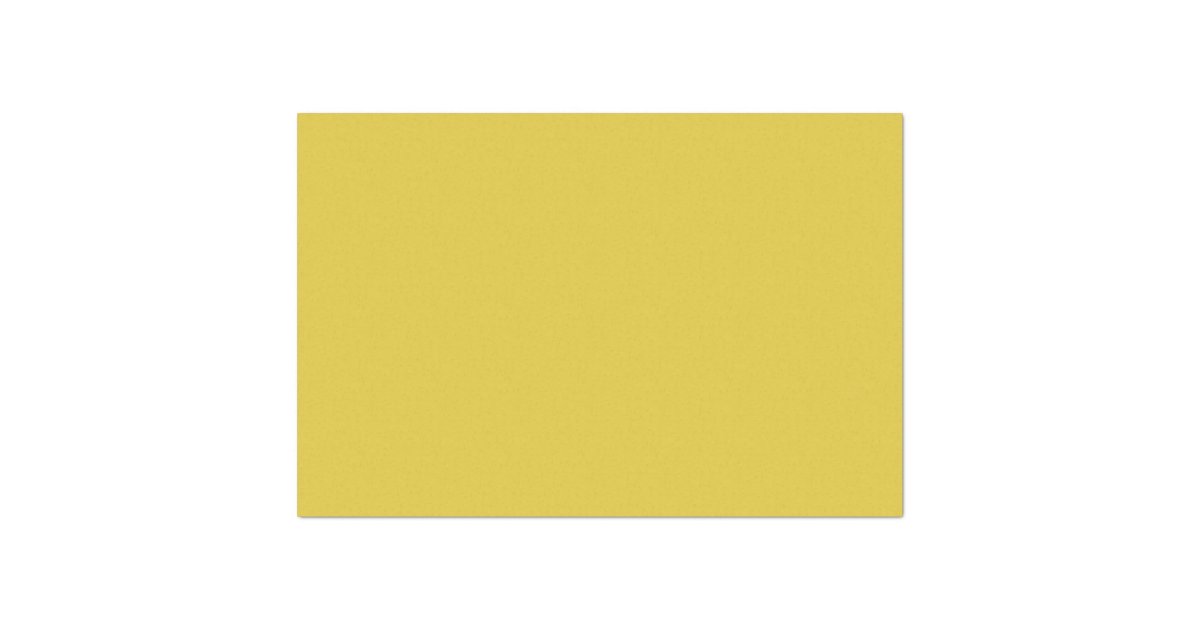 Solid color dusty yellow tissue paper | Zazzle