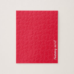 Solid Color Frustrating Jigsaw Puzzle | Zazzle