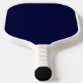 Solid Color: Navy Blue Pickleball Paddle | Zazzle
