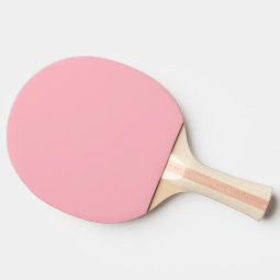 Solid Color: Pink Ping Pong Paddle | Zazzle