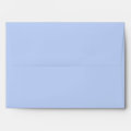 Solid color plain periwinkle light blue envelope | Zazzle