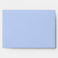 Solid color plain periwinkle light blue envelope | Zazzle