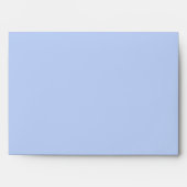 Solid color plain periwinkle light blue envelope | Zazzle