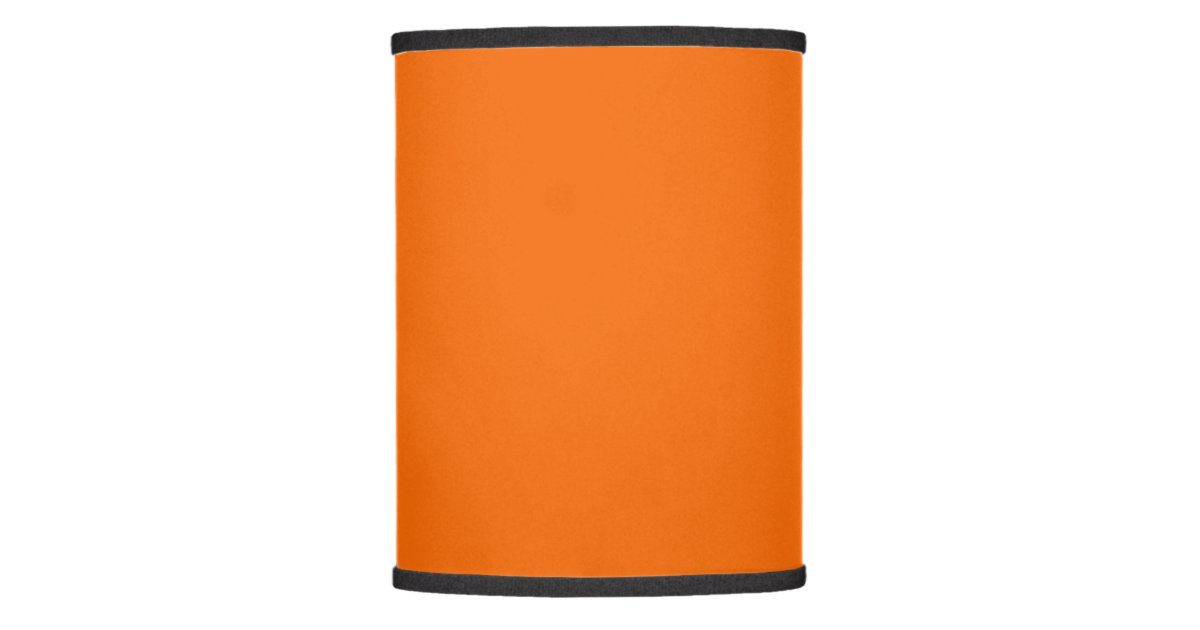 Solid color tiger orange lamp shade | Zazzle