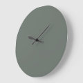 Solid Color Wall Clock - Sage Green | Zazzle