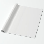 Solid Color Wrapping Paper in White | Zazzle