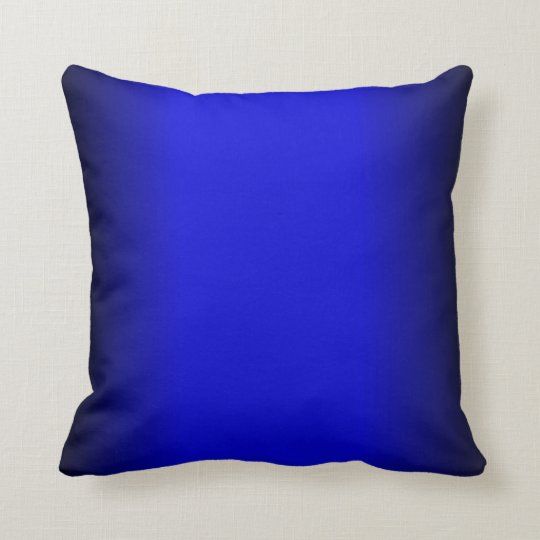 Solid Electric Blue Throw Pillow | Zazzle.com