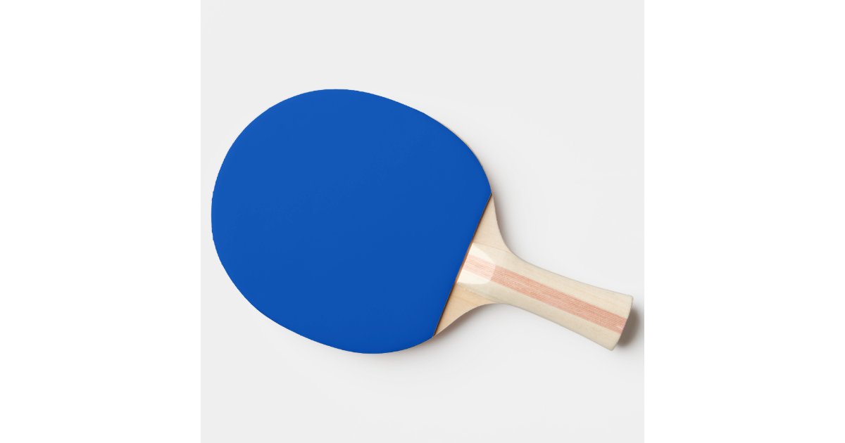 Solid INKY BLUE Ping-Pong Paddle | Zazzle