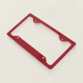 Solid Maroon Shimmer License Plate Frame | Zazzle