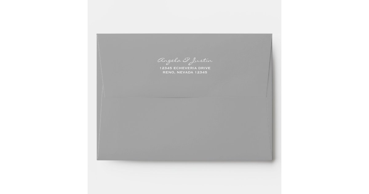 Solid Medium Grey Envelope | Zazzle