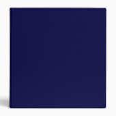 Solid Navy Blue 3 Ring Binder | Zazzle