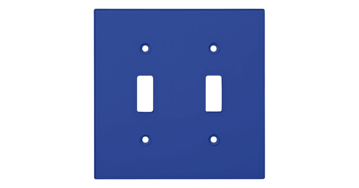 Solid navy blue light switch cover | Zazzle