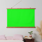 Solid neon green screen chroma key background hanging tapestry | Zazzle