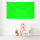 Solid neon green screen chroma key WFH background Banner | Zazzle