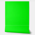 Solid neon green screen chroma key WFH background Wallpaper | Zazzle