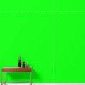 Solid neon green screen chroma key WFH background Wallpaper | Zazzle