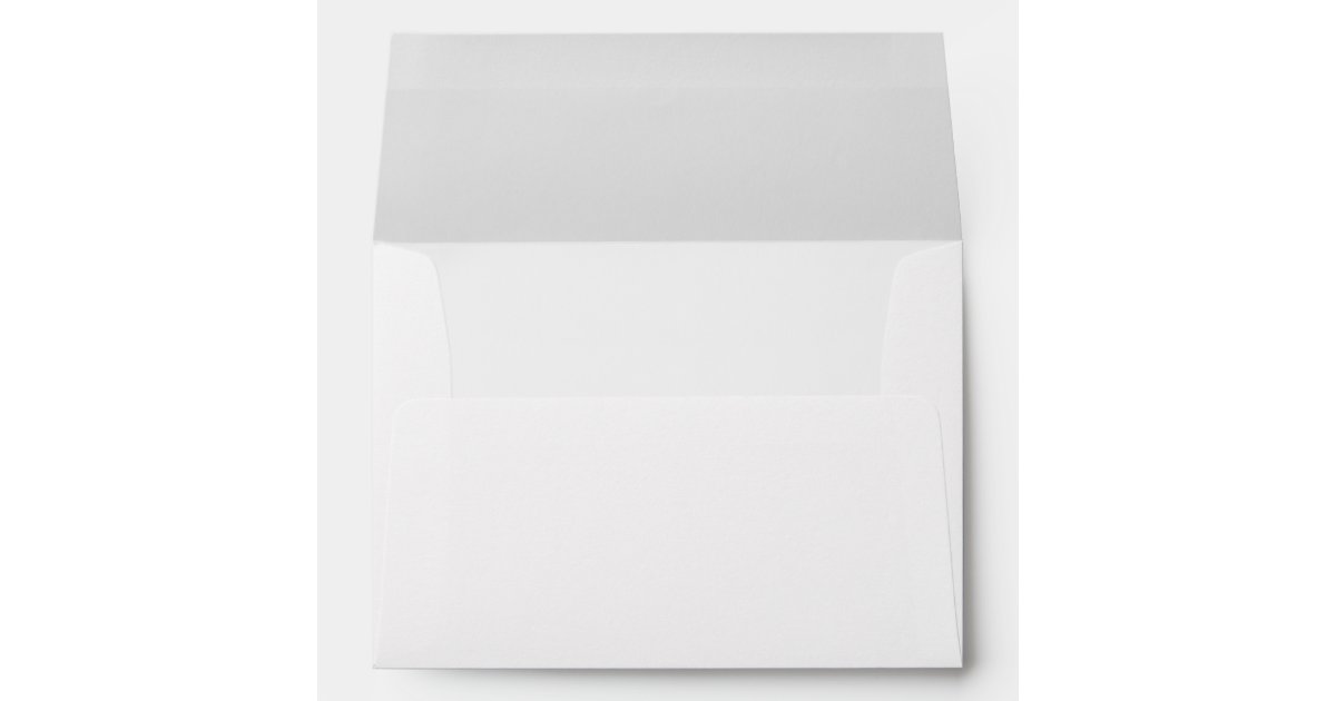 Solid off white plain interior elegant envelope | Zazzle