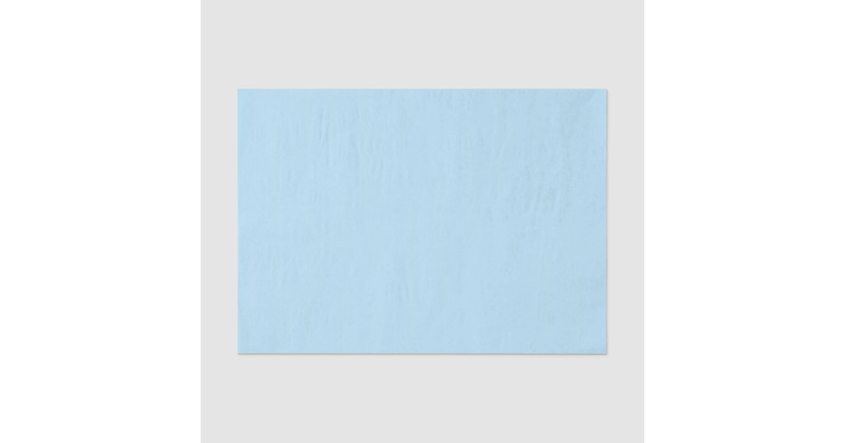 Solid Pastel Blue Tissue Paper | Zazzle