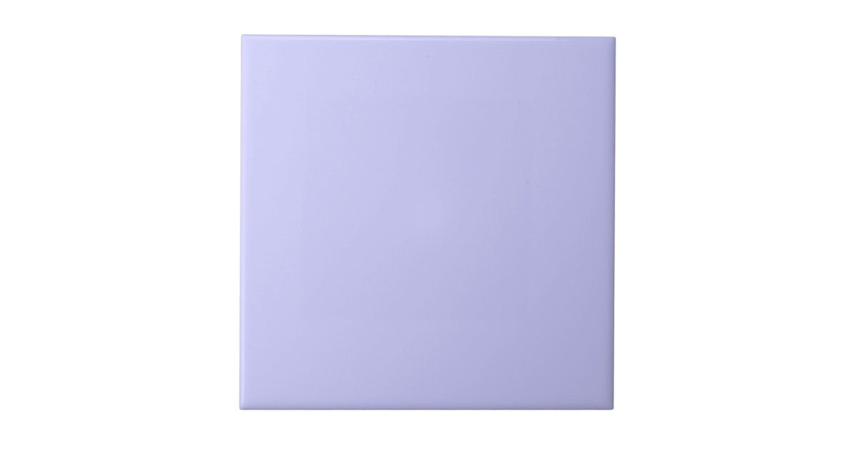 Solid Periwinkle Color Ceramic Tile | Zazzle