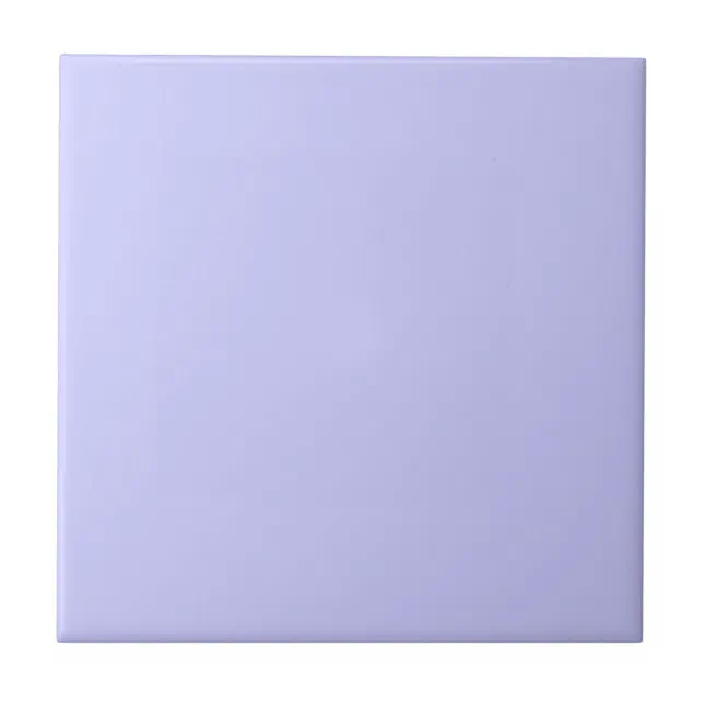 Solid Periwinkle Color Ceramic Tile | Zazzle