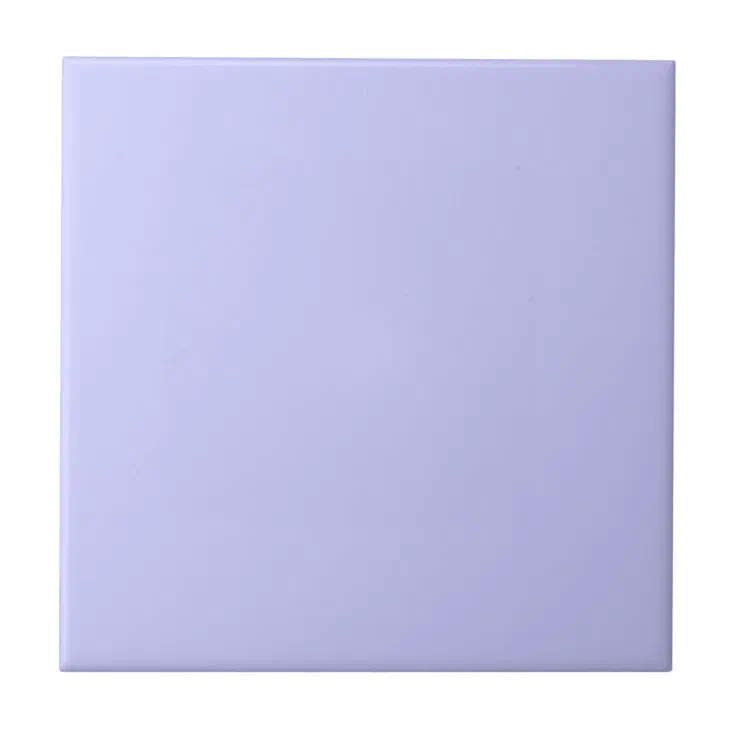 Solid Periwinkle Color Ceramic Tile | Zazzle