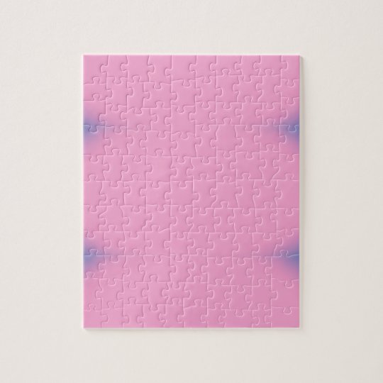 Solid plain pink jigsaw puzzle | Zazzle.com