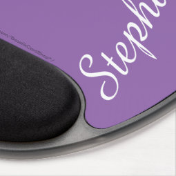 Solid Purple Gel Mousepad, Personalized Gel Mouse Pad | Zazzle