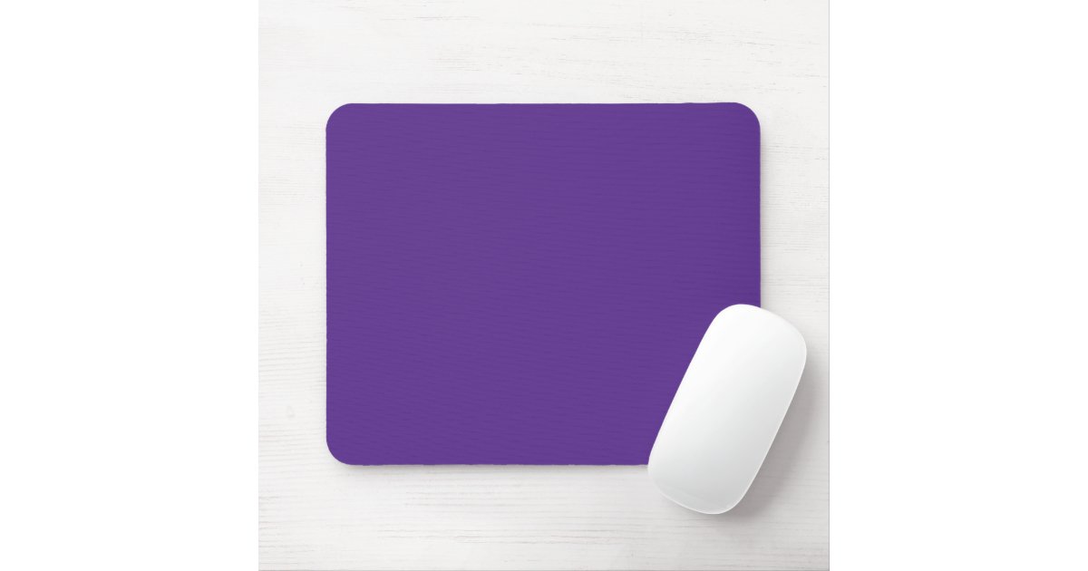 Solid rich purple violet mouse pad | Zazzle
