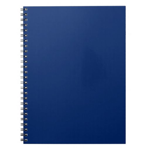 Solid Royal Blue Notepad Notebook | Zazzle