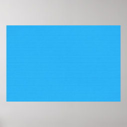 SOLID SKY BLUE BACKGROUND TEMPLATE TEXTURE WALLPAP POSTER | Zazzle