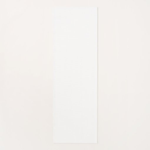 Solid White Yoga Mat | Zazzle