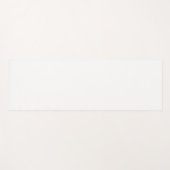 Solid White Yoga Mat | Zazzle