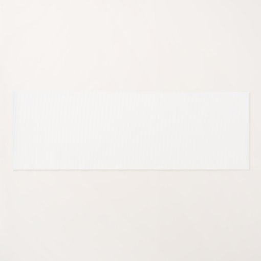 Solid White Yoga Mat | Zazzle