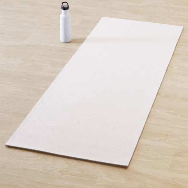 Solid White Yoga Mat | Zazzle