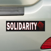 SOLIDARITY BUMPER STICKER | Zazzle