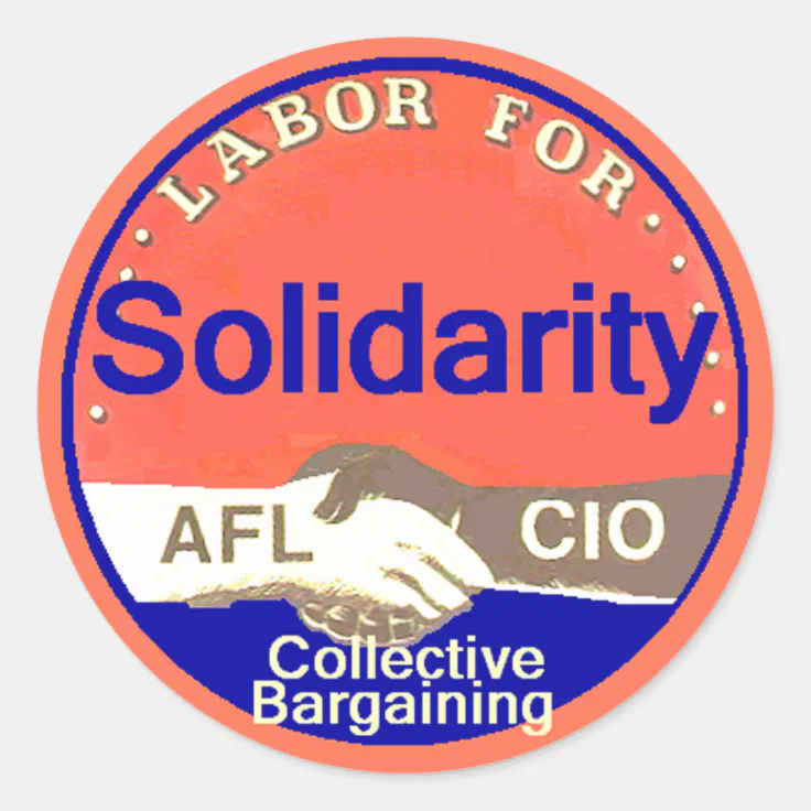 Solidarity Sticker | Zazzle