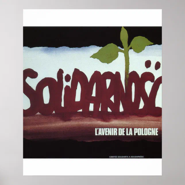 Solidarity. The future of Poland_Propaganda poster | Zazzle