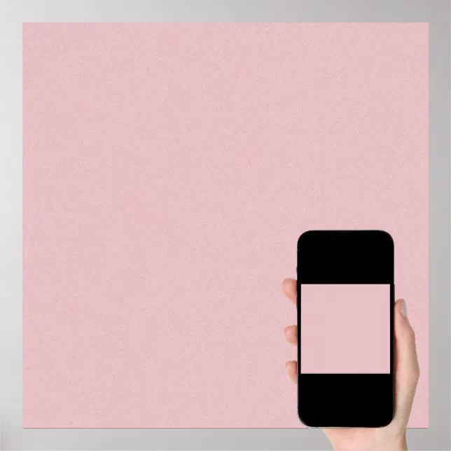 solidf SOLID LIGHT PINK COLOR BACKGROUNDS WALLPAPE Poster | Zazzle