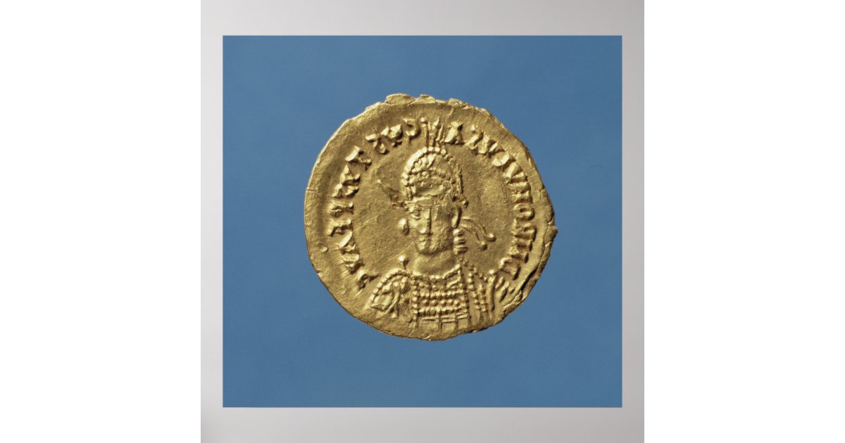 Solidus of Romulus Augustulus Poster | Zazzle