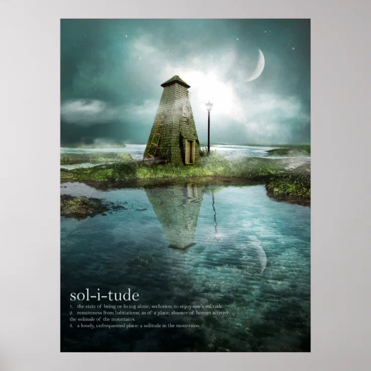 solitude poster | Zazzle